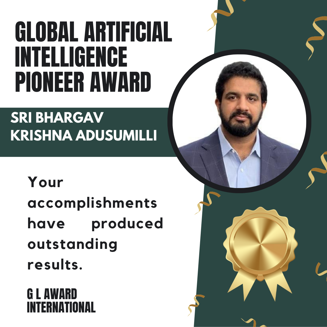 Sri Bhargav Krishna Adusumilli: Pioneering Innovator in AI, ML,